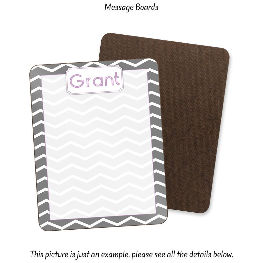 Personalized Dry Erase Board, Custom Memo Board, Dorm Room Decor, to Do ...