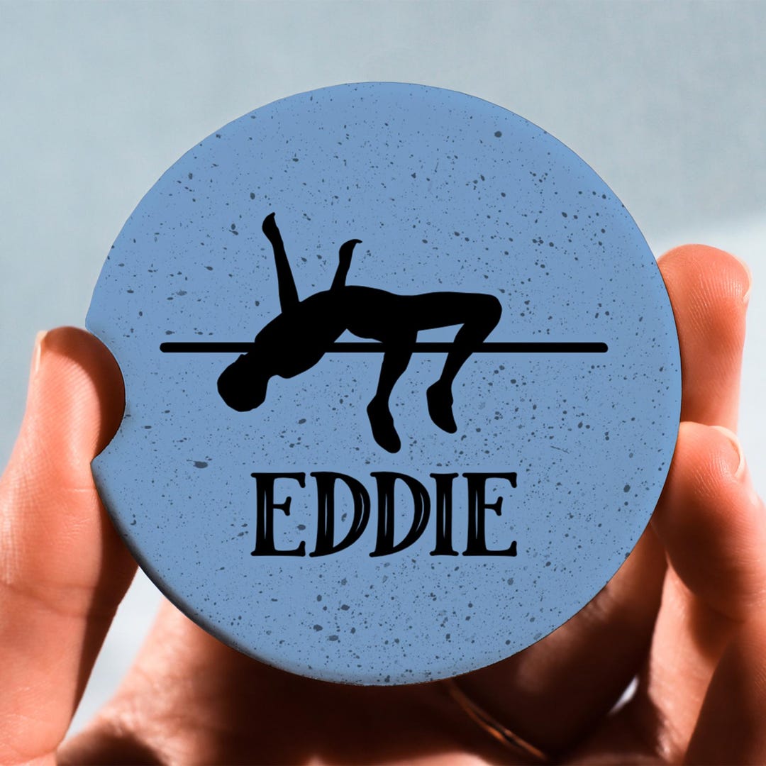 Track & Field Car Coasters: High Jump Gift, Coach Gift - Etsy