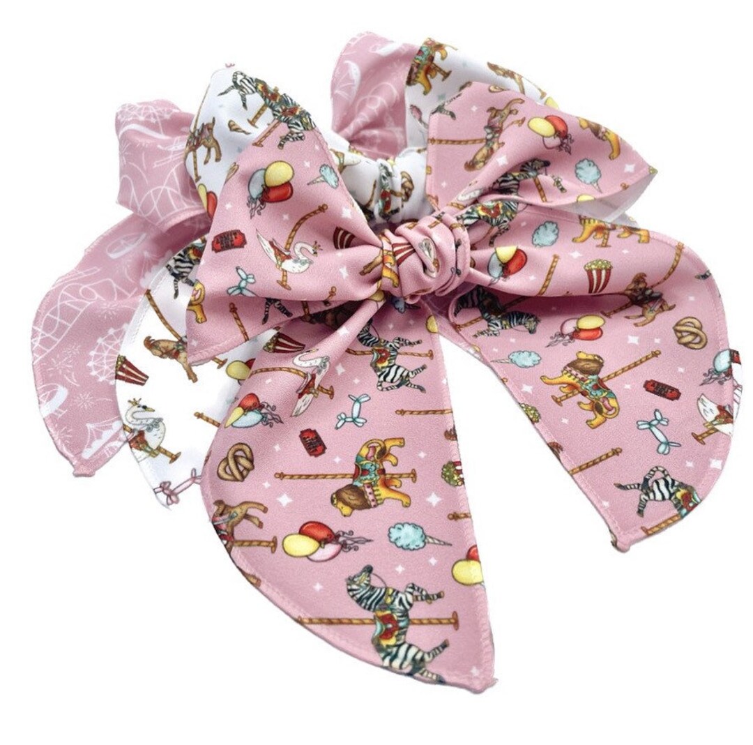 Girls Circus Hair Bows, Carnival Hair Bows, Carnival Birthday, Circus ...