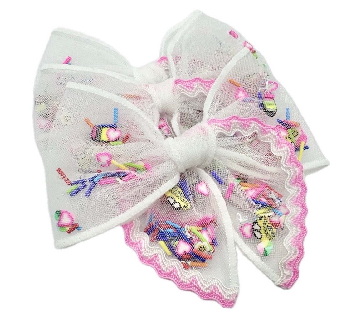 Girls Shaker Bow, Abc Shaker Bow, School Hair Bow, Shaker Hair Bows ...