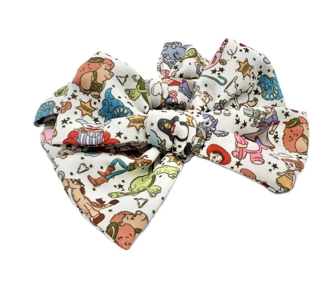 Toddler Toy Hair Bow, Woody Bow, Buzz Hair Bows, Toy Birthday Bow ...