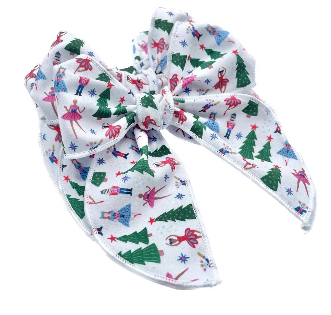 Girls Christmas Hair Bows, Christmas Lights Bows, Holiday Bows, Trendy ...