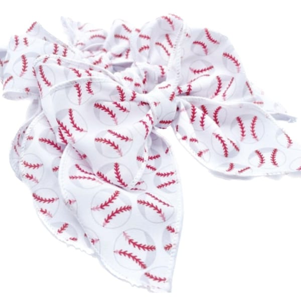 Baseball Hair Bow - Etsy