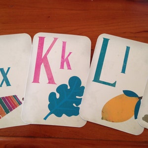 Digital Alphabet Cards - Etsy