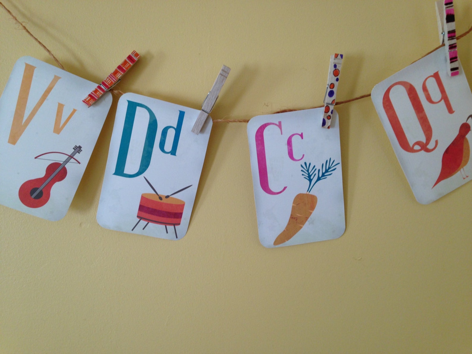 Digital Alphabet Cards - Etsy