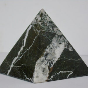 Natural Black Onyx Pyramid - Sculpture - Paperweight - Desk Decor - Etsy