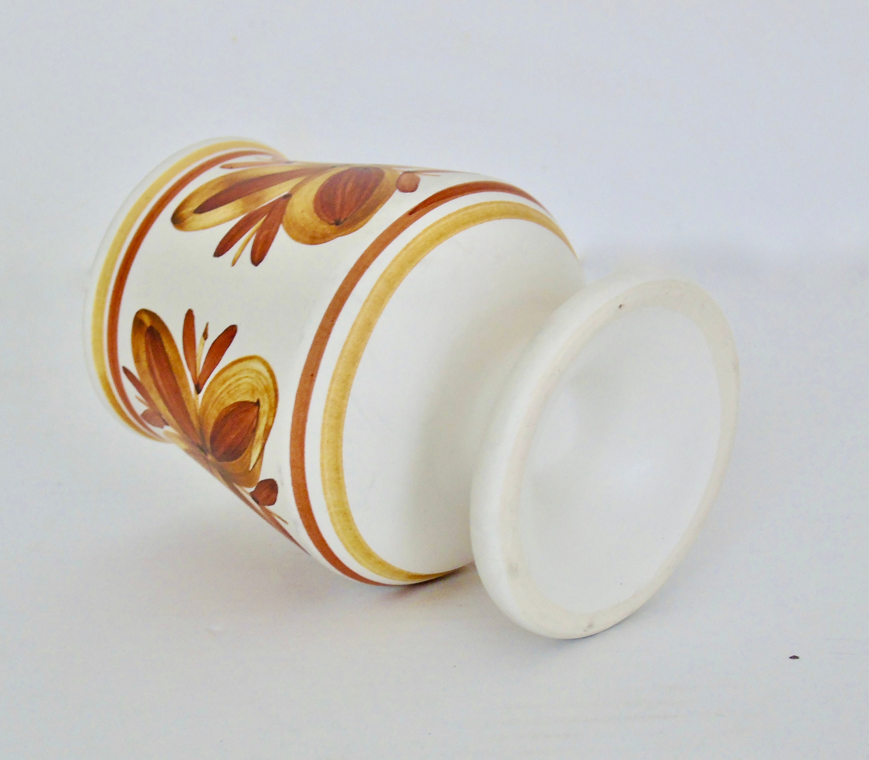 Mid Century Cinque Ports Pottery the Monastery Rye Hand Painted Carafe ...