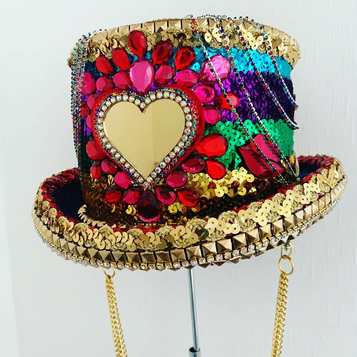 You've Got the Love Top Hat Rainbow Heart Top Hat - Etsy