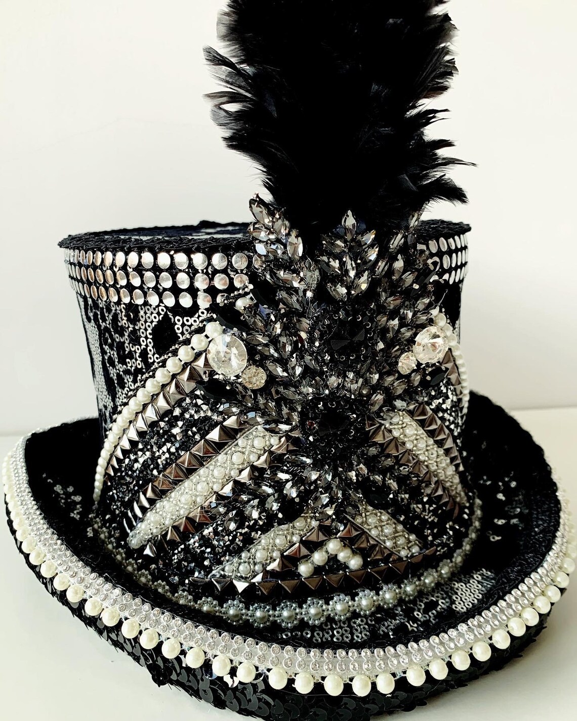 Monochrome Festival Top Hat Unisex Hat Festival Hat Burning - Etsy UK