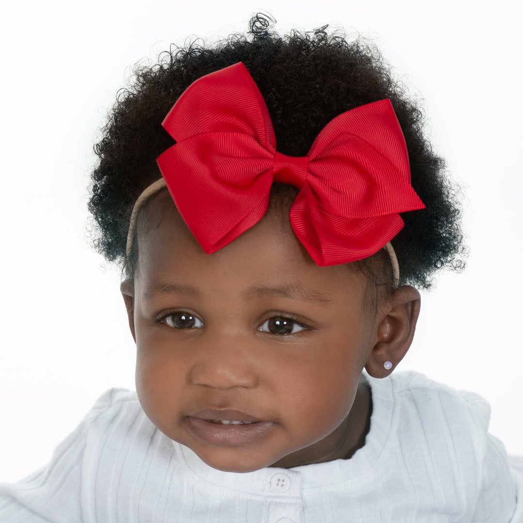 PICK COLOR Big Bow Headband, Baby Girl Headbands, Newborn Headband ...