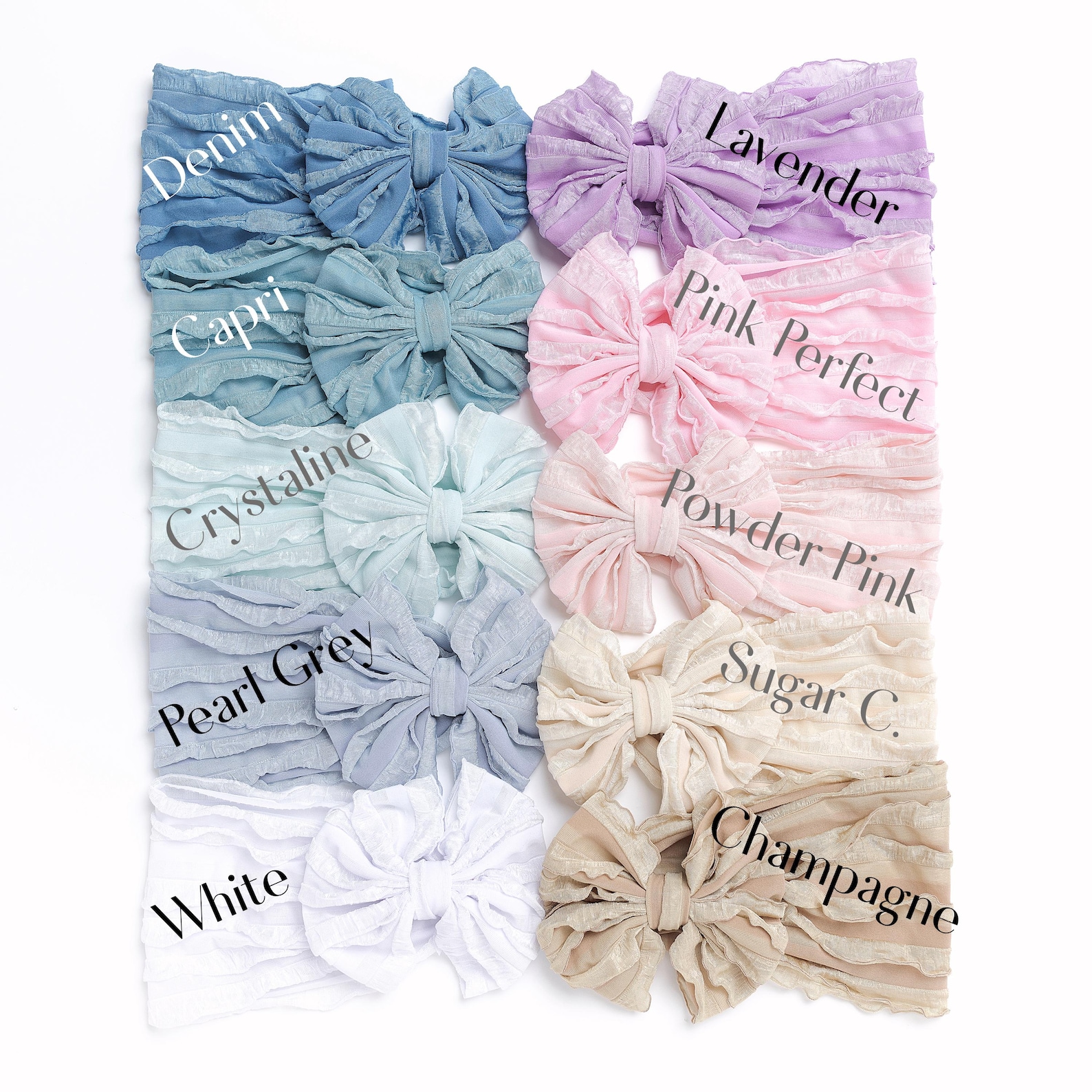 Big Bow Baby Headbands, Baby Girl Headbands, Newborn Bow Headband ...