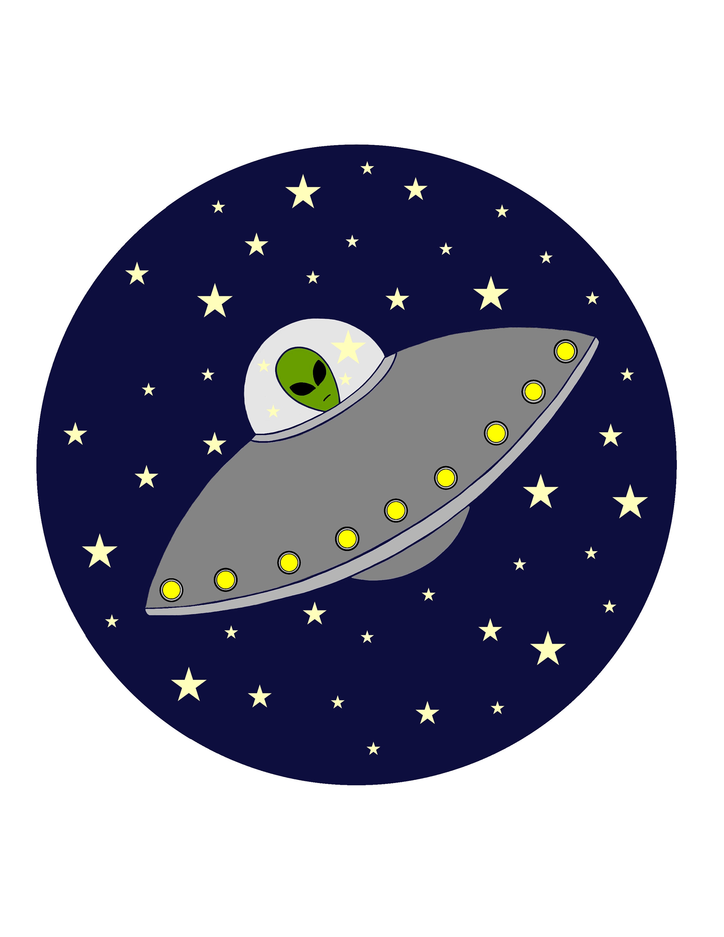 Ufo And Alien Clipart