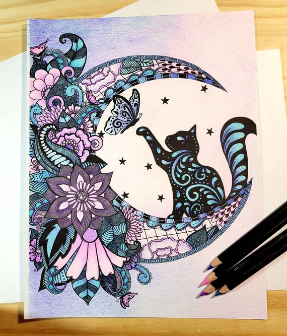 Half Moon Coloring Pages