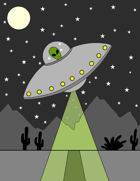Alien Abduction Art