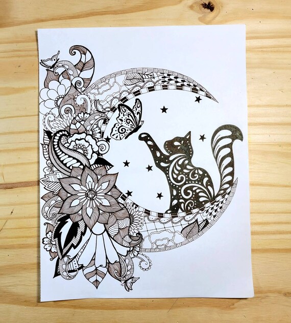 Half Moon Coloring Pages