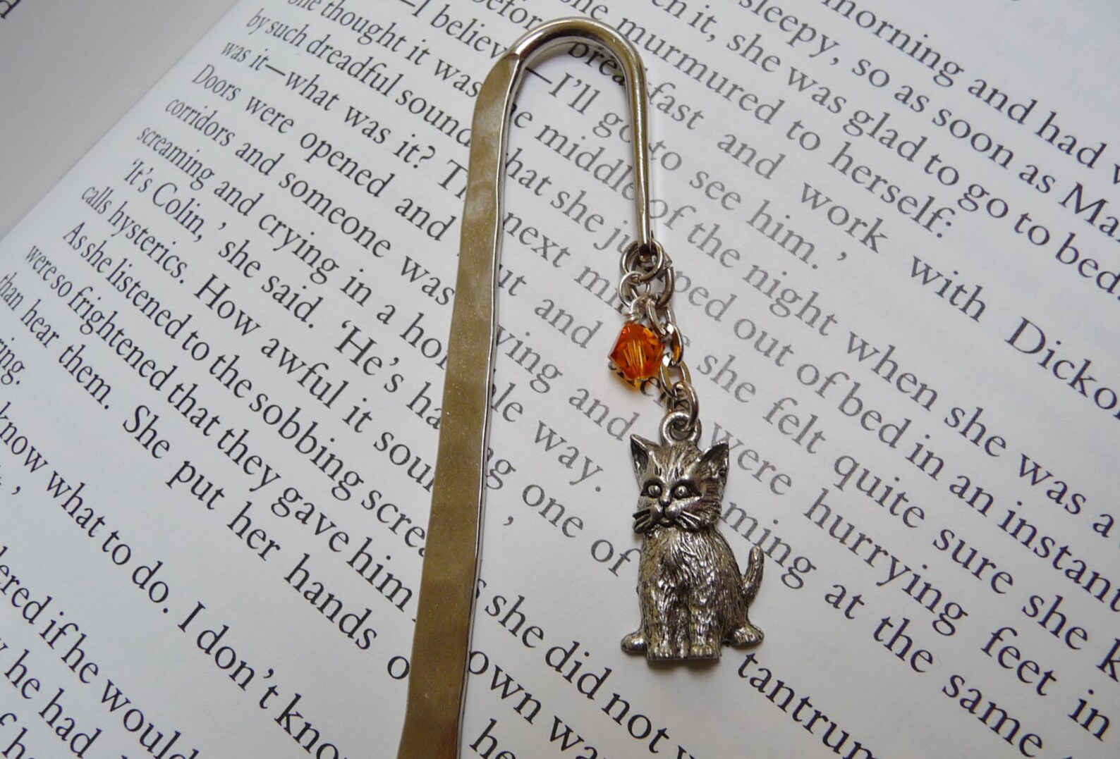 Cat Bookmark - Etsy