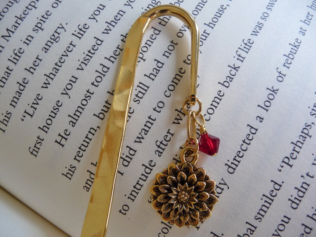 Lotus Flower Bookmark - Etsy