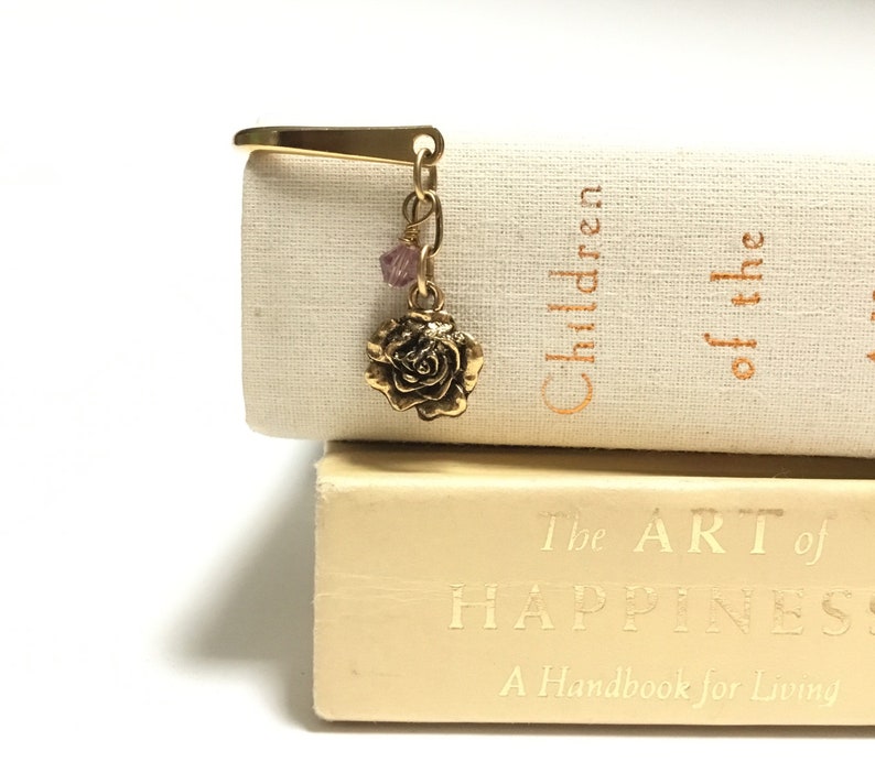 Rose Bookmark | Etsy