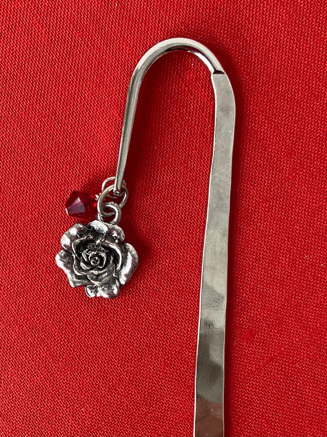 Rose Bookmark - Etsy