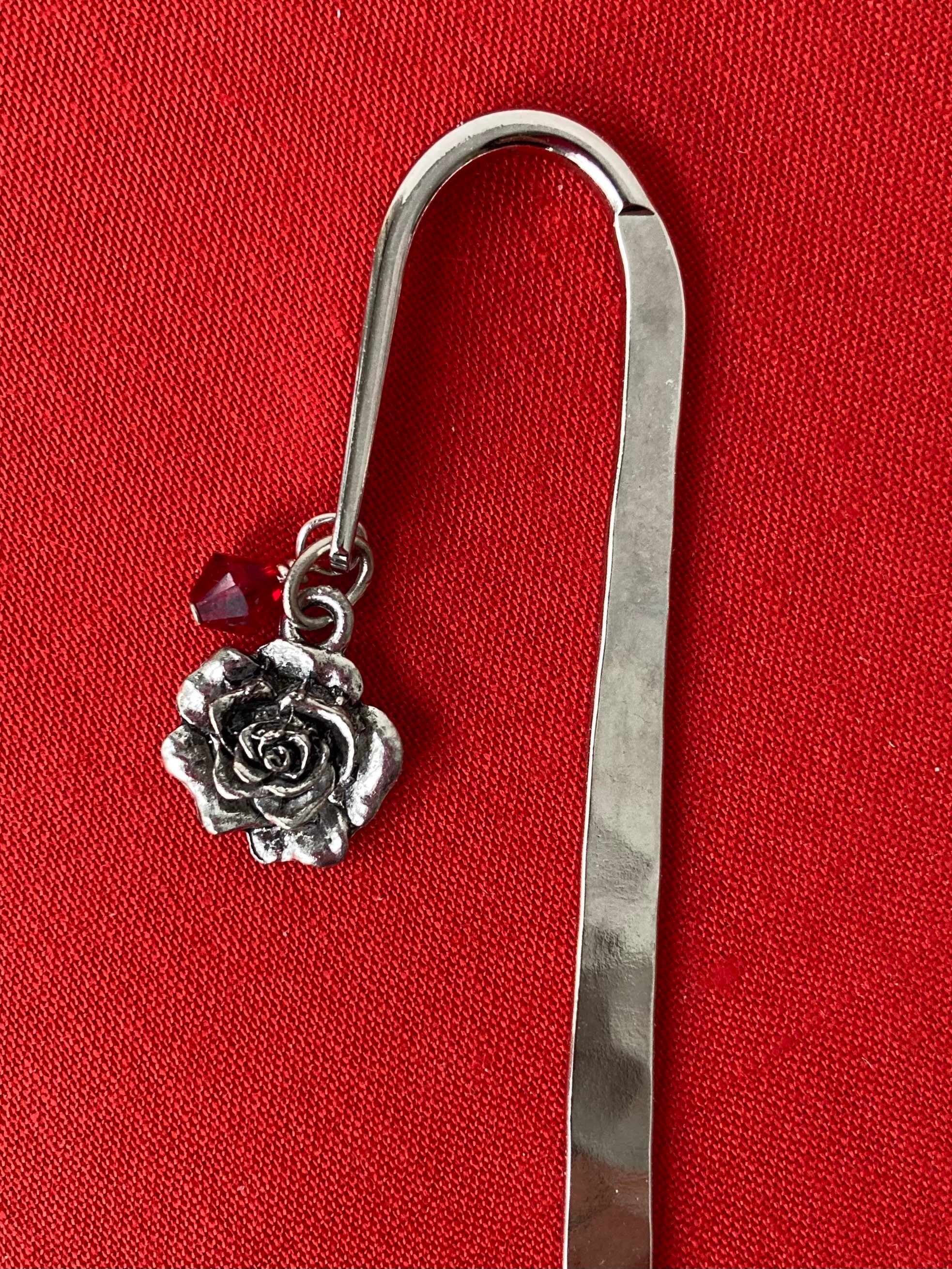 Rose Bookmark | Etsy