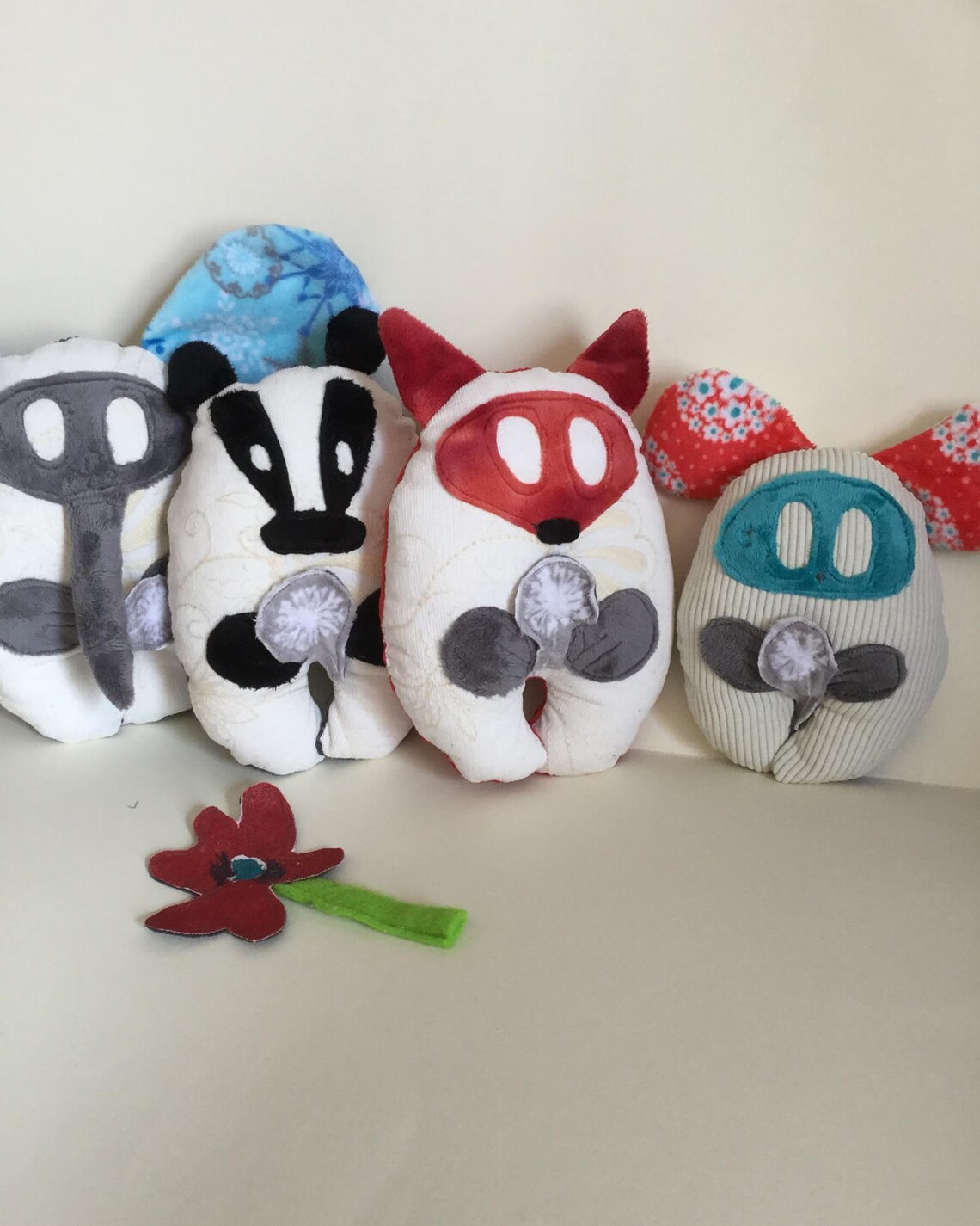 Winged Wish Bug Handmade Plushie with silver dandelion | Etsy