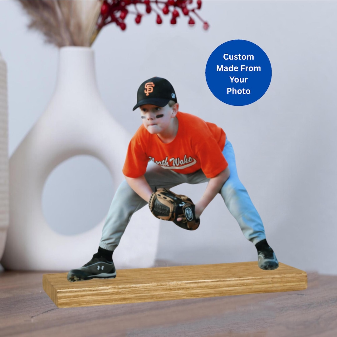 4X6 Custom Sports Photo Cutout, Statuette, Sculpture, Portrait, Magnet ...
