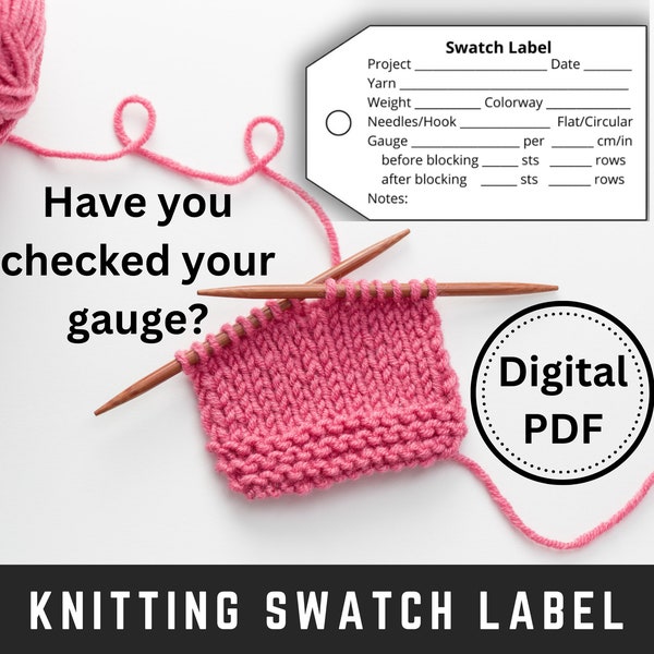Knitting Tags - Etsy