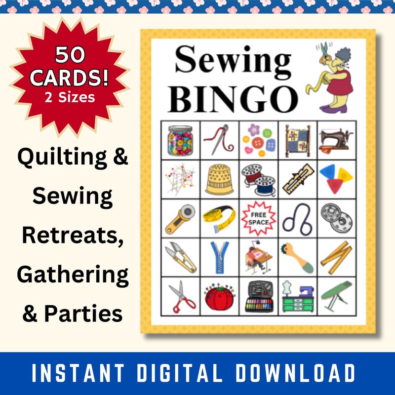 Sewing Card Games - Etsy