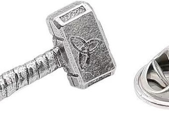 Viking Thors Hammer Gold Lapel Pin CC695G Celtic, Viking, and Thor Pins ...