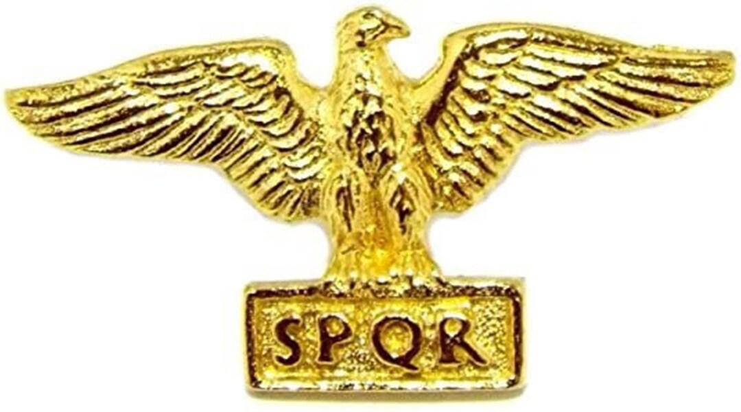 Roman Eagle Gold Plated Pewter Lapel Pin Badge W/A REGPIN - Etsy