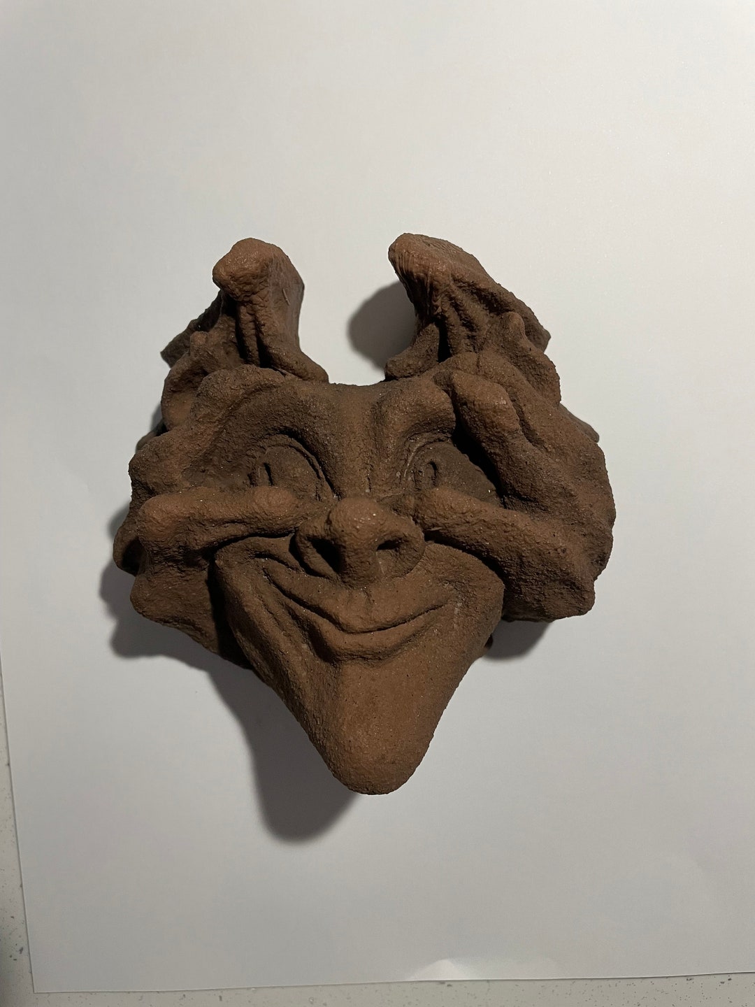 Smiling Cheeky Gargoyle Named Hobble Lovely Garden Wall Hanging ...
