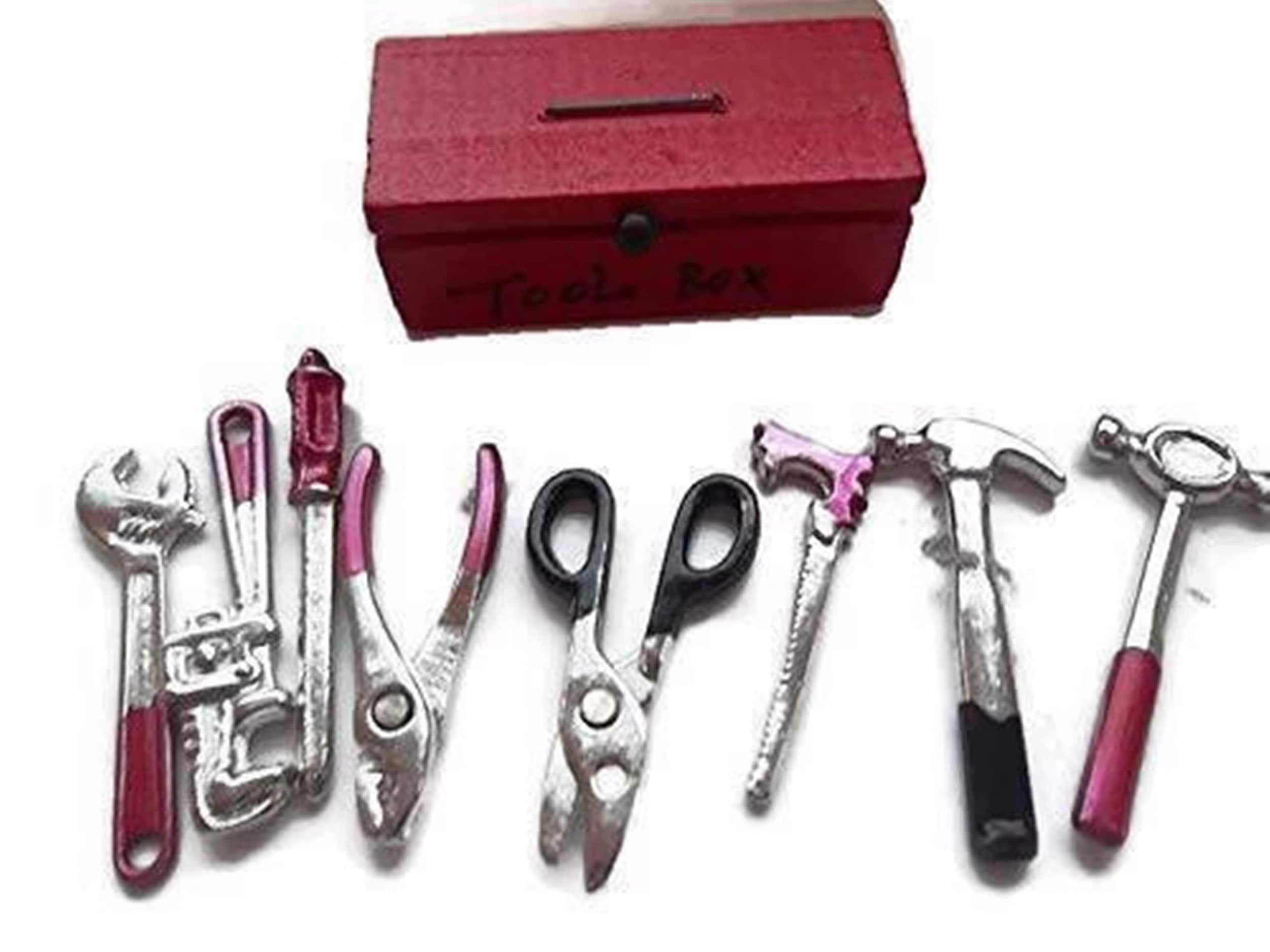 Miniature Naughty Elf Tool Box With 8 Assorted Tools Made From - Etsy UK