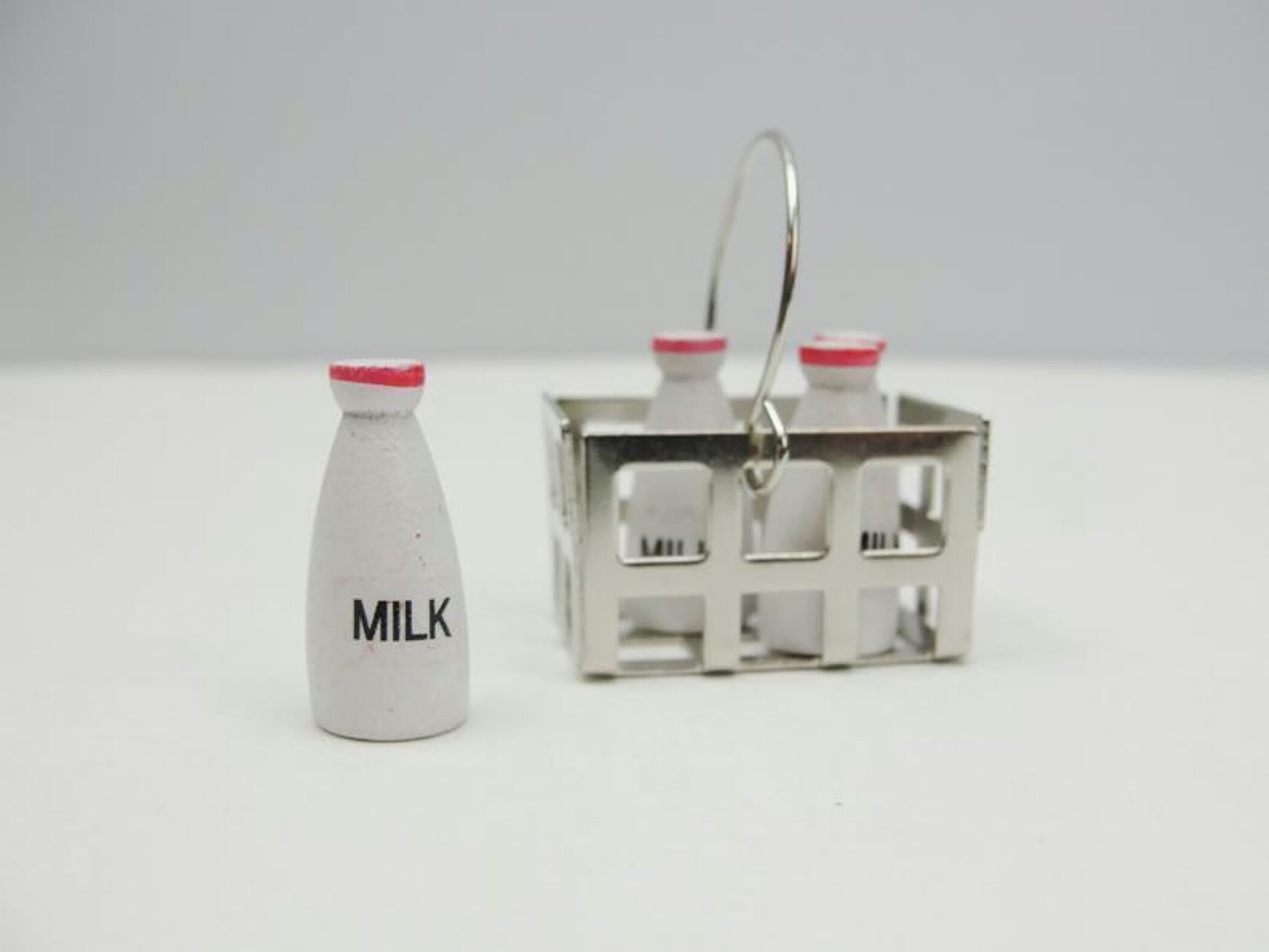 Miniature Milk Bottle Crate to Place Outside Your Fairy Door - Etsy UK