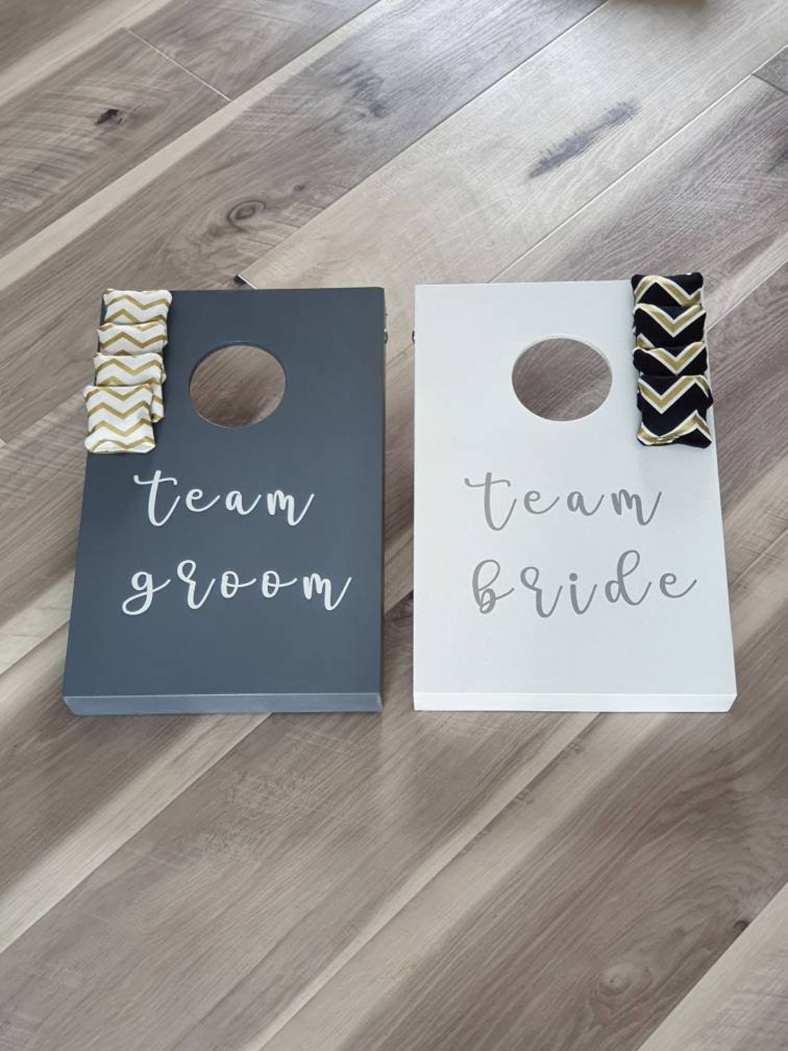 Mini Team Bride Vs Team Groom Wedding Lawn Game Garden Game - Etsy UK