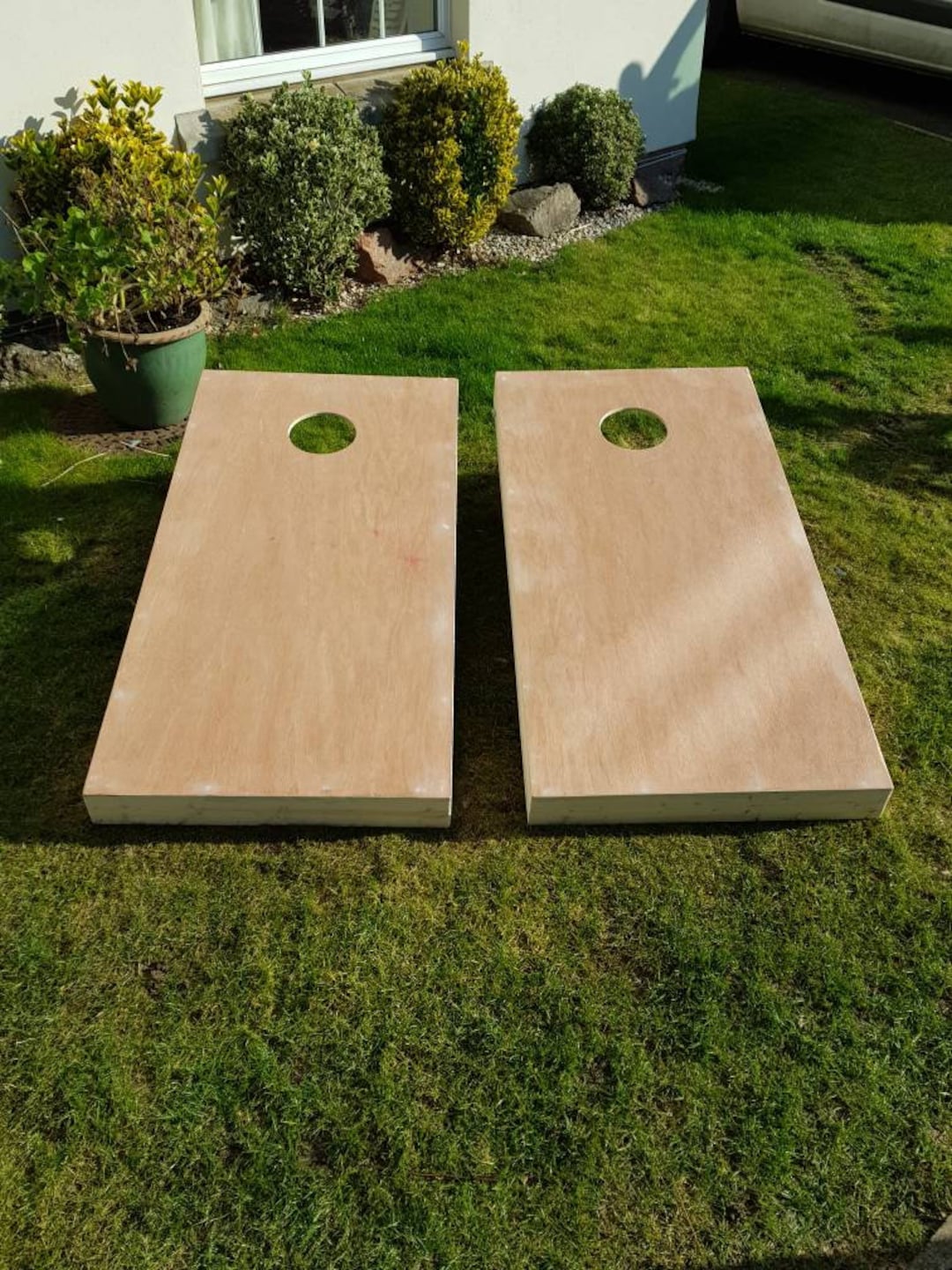 Large Regulated Cornhole Plain . Boards and Bags Plain / Unpainted Bean ...