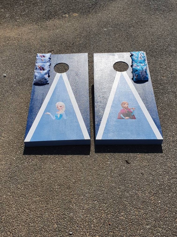 Disney Frozen / Pokémon cornhole game bean bag toss garden - Etsy