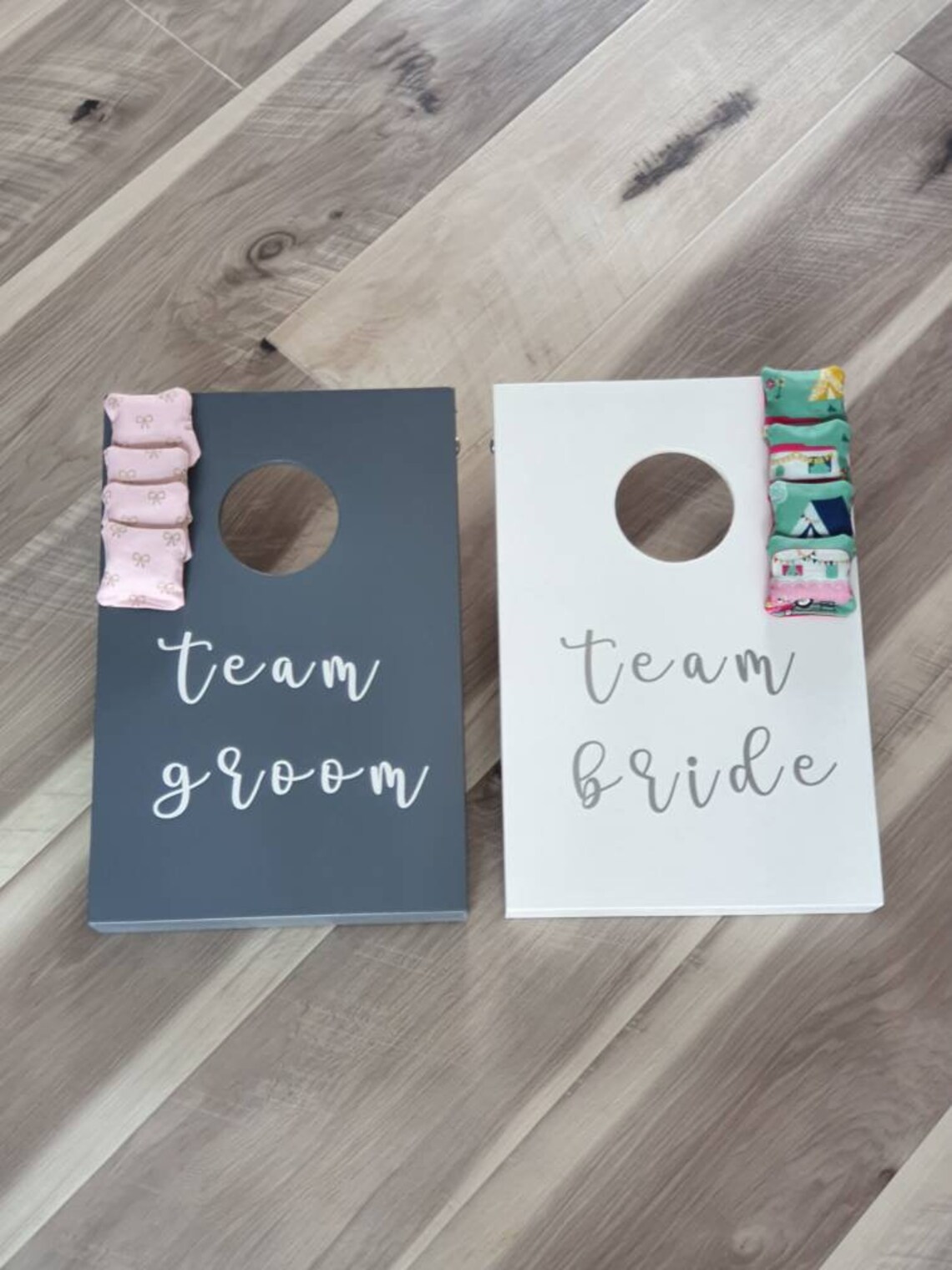 Mini Team Bride Vs Team Groom Wedding Lawn Game Garden Game - Etsy UK