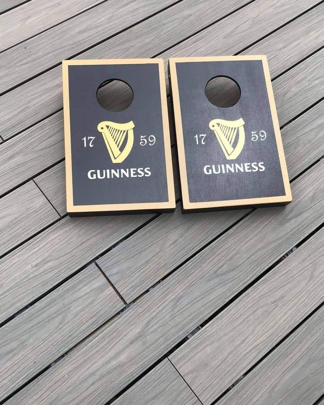 Guinness Cornhole Game Bean Bag Toss - Etsy UK