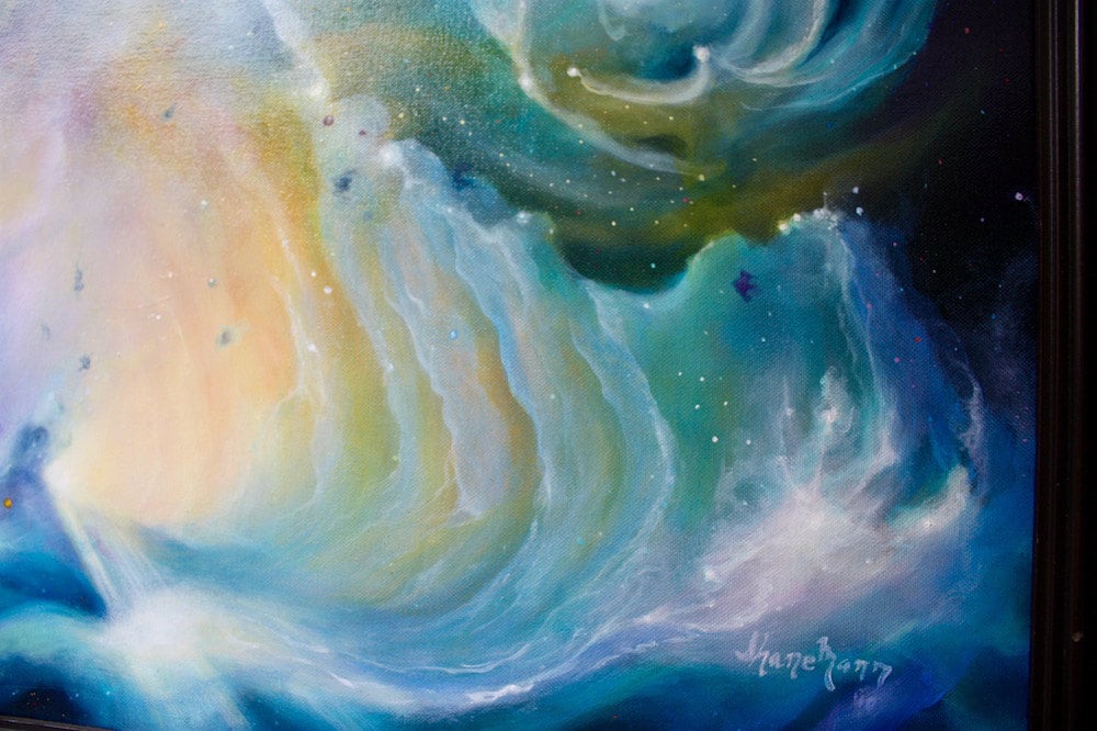 Abstract Space Oil Painting Original Large Canvas 'in the - Etsy