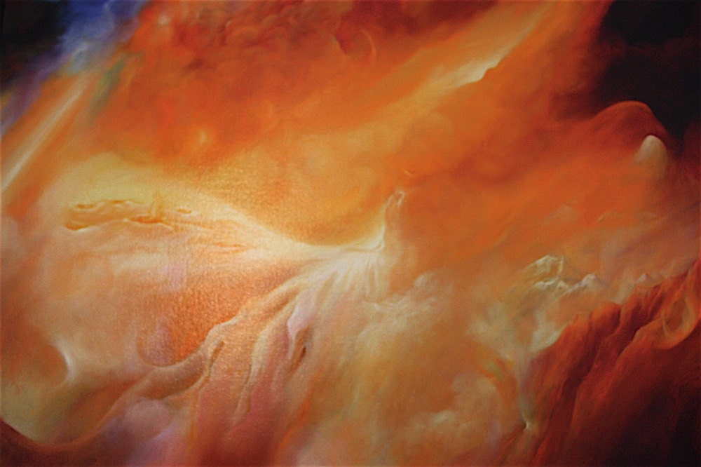 Large Canvas Abstract Painting of ' Venus' Our - Etsy