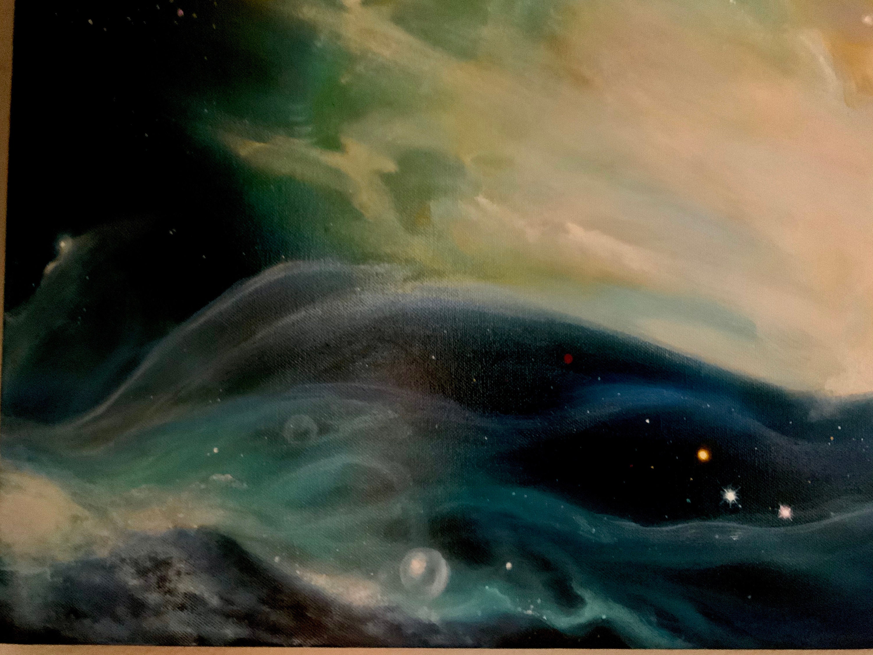 Abstract Space Oil Painting Original Large Canvas 'in the - Etsy