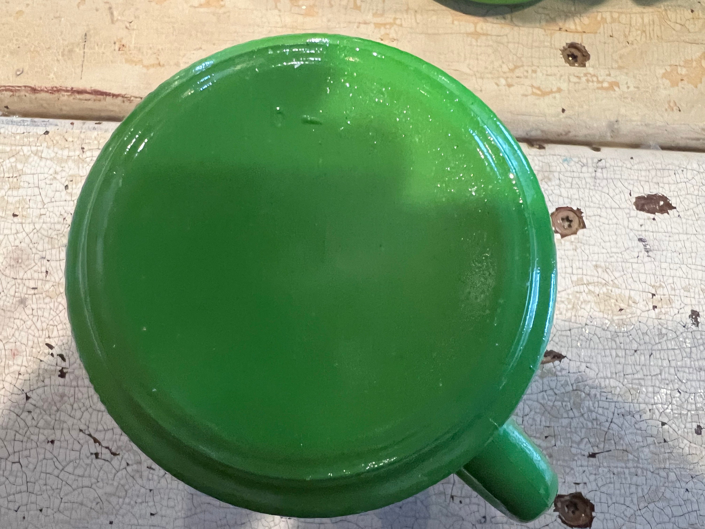 Vintage Green MCM Hazel Atlas Mugs 1950s Coffee Cup Mid-century Modern ...