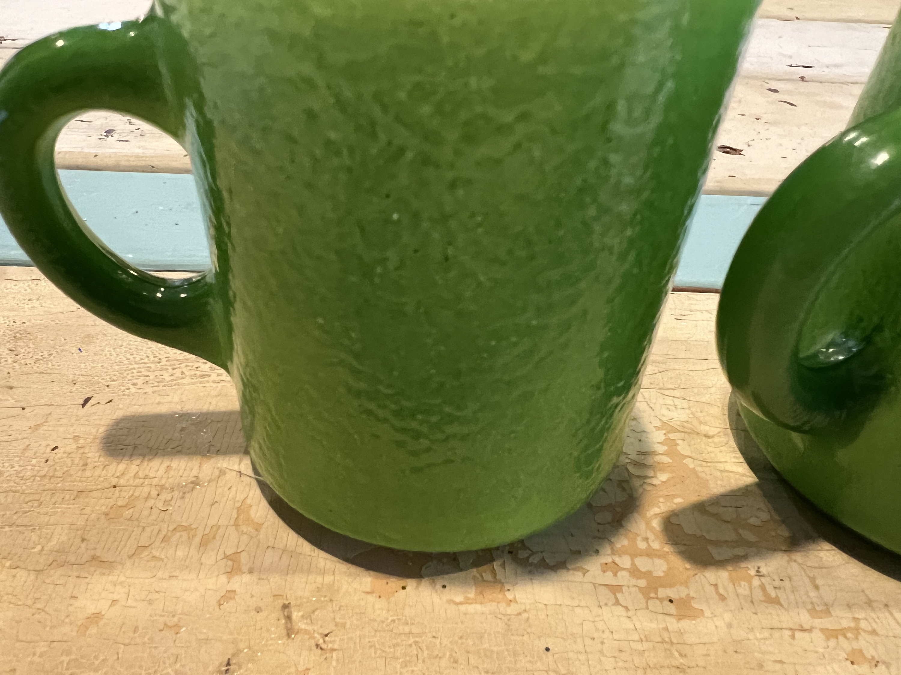 Vintage Green MCM Hazel Atlas Mugs 1950s Coffee Cup Mid-century Modern ...