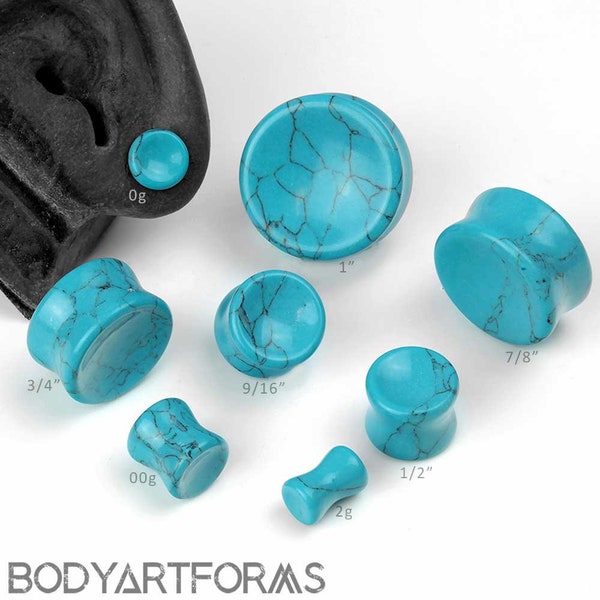 Turquoise Plugs - Etsy