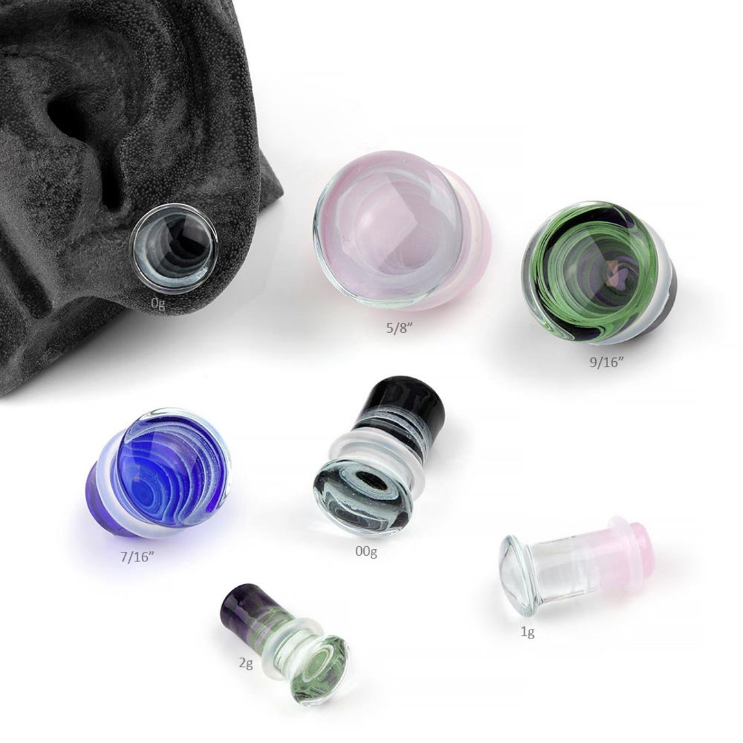 Single Flare Whirlpool Plugs 2g, 1g, 0g, 00g/10mm, 7/16", 13mm, 9/16 ...