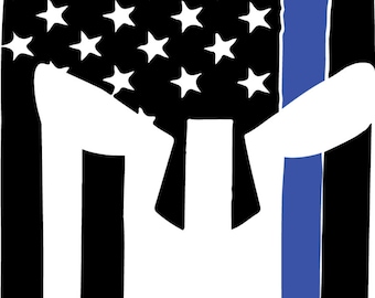 Police spartan decal | Etsy