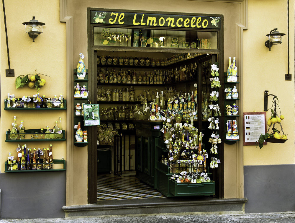 Limoncello Shop, Amalfi Coast, Limoncello Print, Limoncello Photograph ...