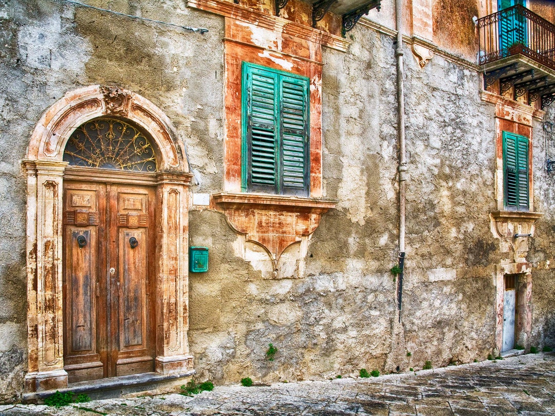 Italy Travel Sicily Photo Ragusa Ibla Hilltown Village - Etsy