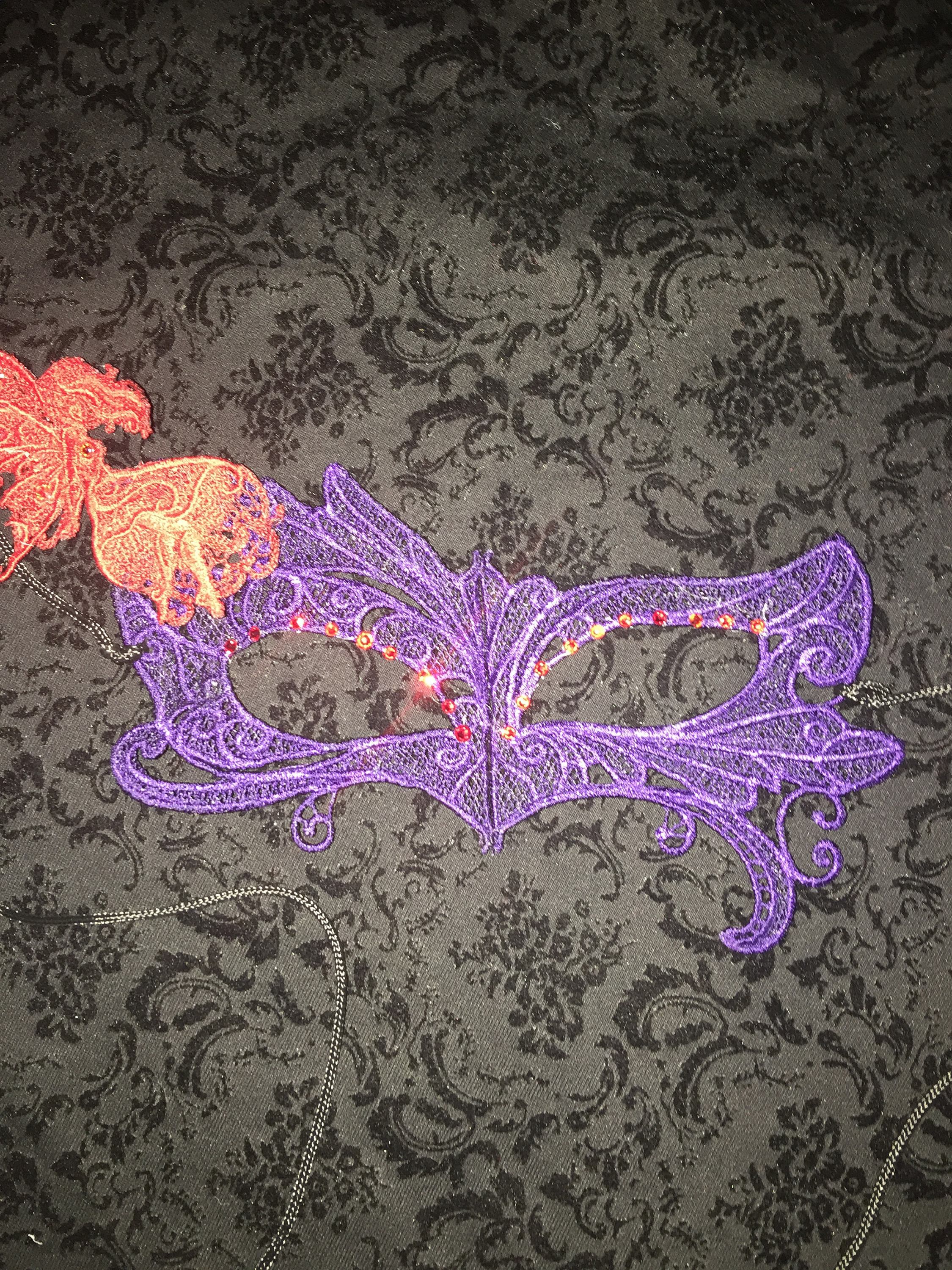 Embroidered Hand Made Venetian Masks: - Etsy