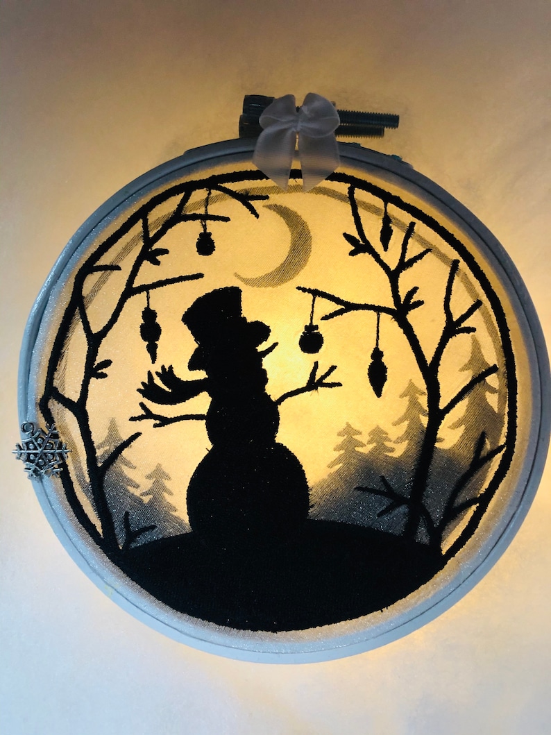 Embroidered Wonderment : Shadow Box Ornaments. | Etsy